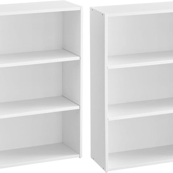 Other | Set Of 2 Bookshelves 236 Inches Wide 3tier Open Bookcases With ...